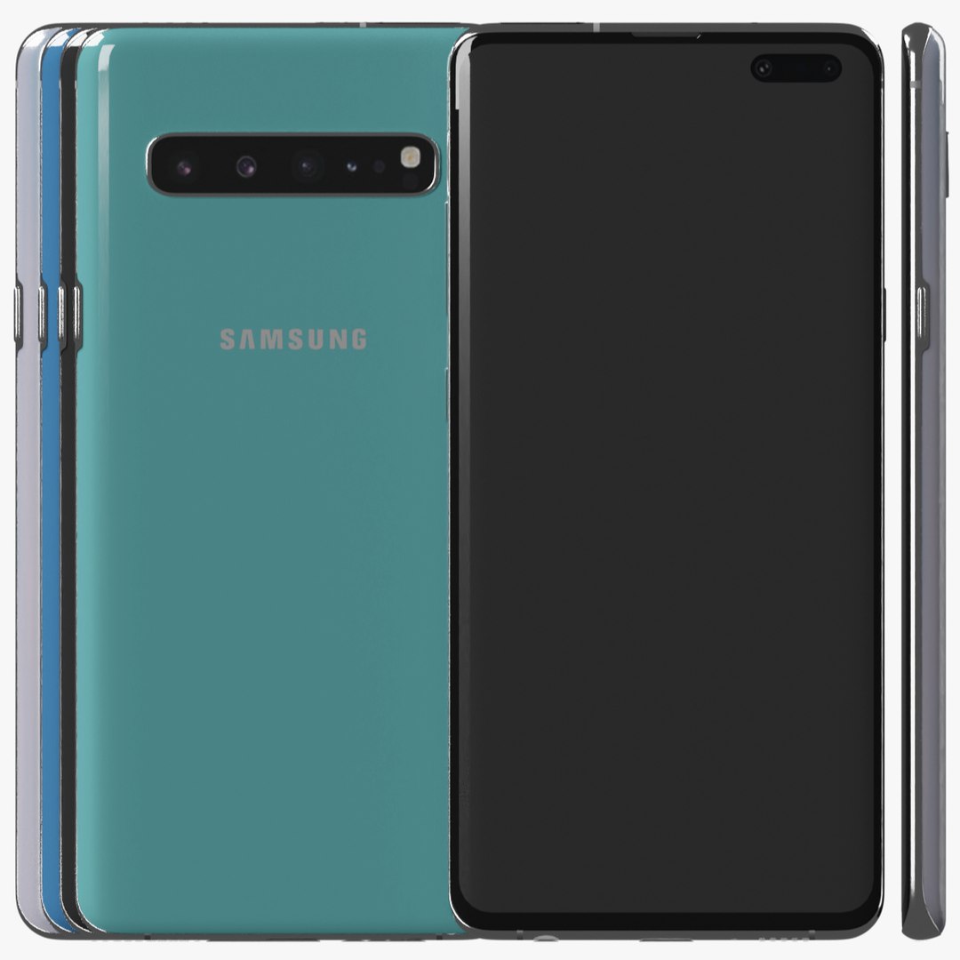 3D Samsung Galaxy S10 5G All Colors Smartphone - TurboSquid 2095719
