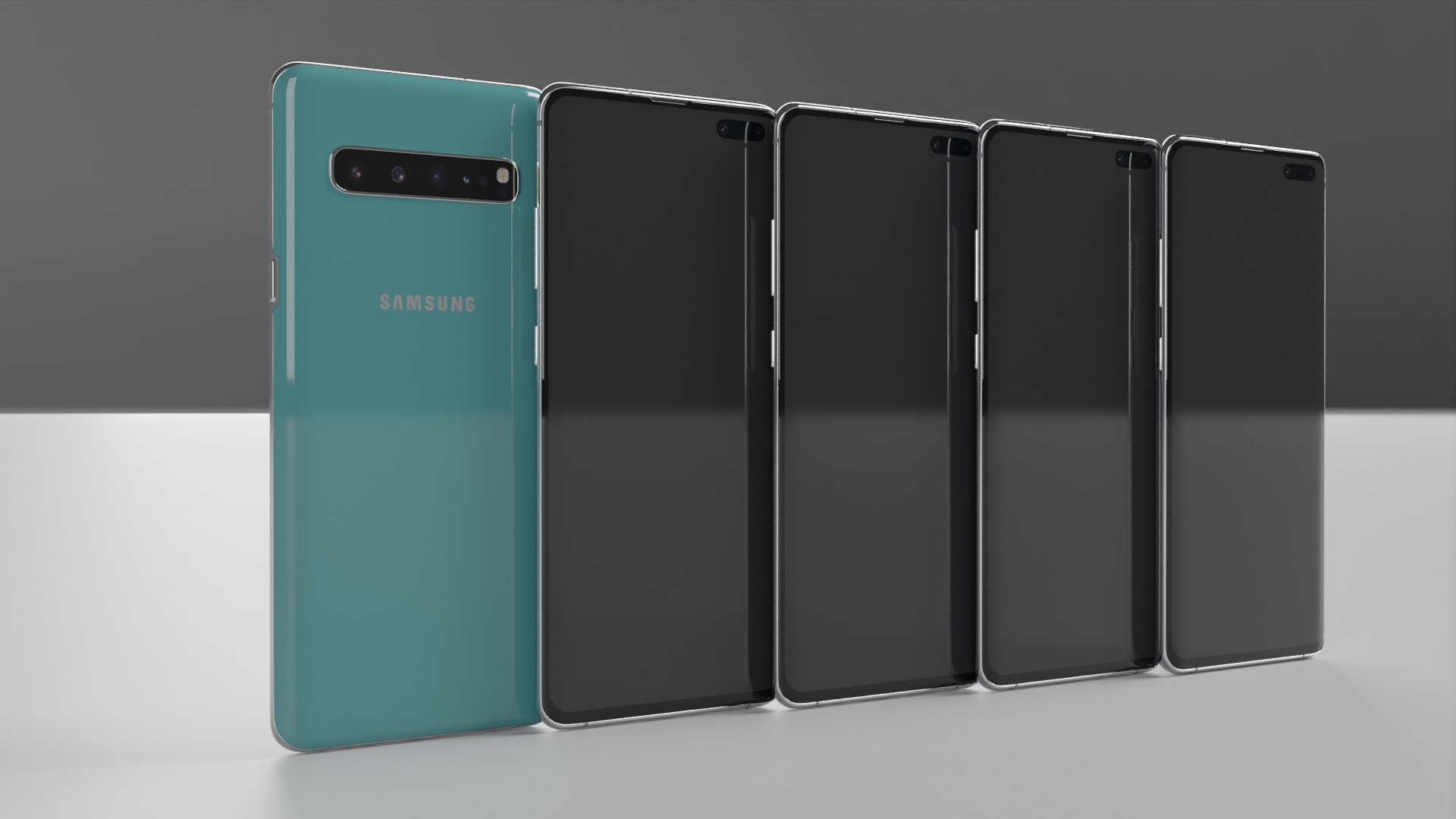 3D Samsung Galaxy S10 5G All Colors Smartphone - TurboSquid 2095719