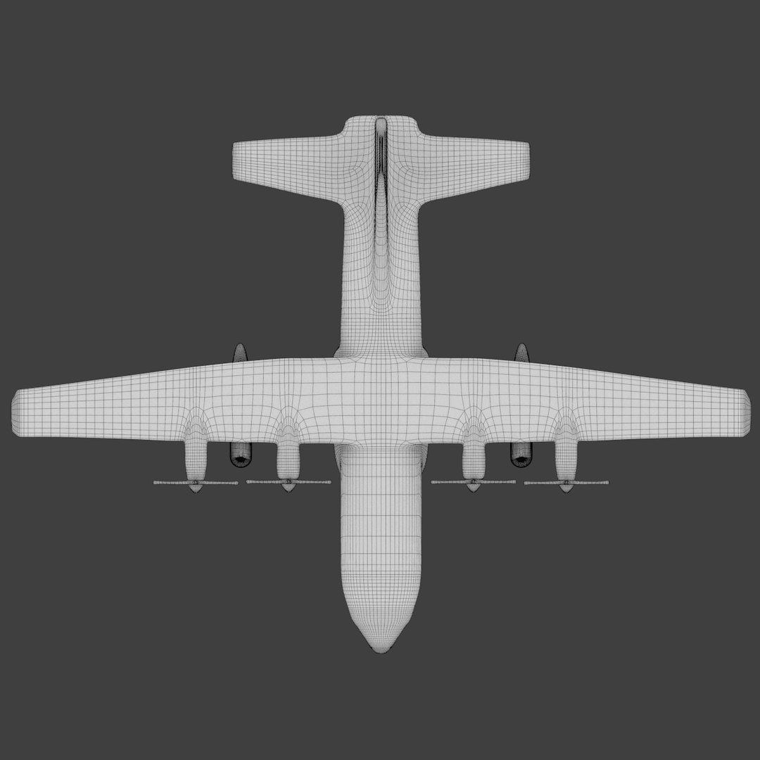 Cargo Plane 3d Model