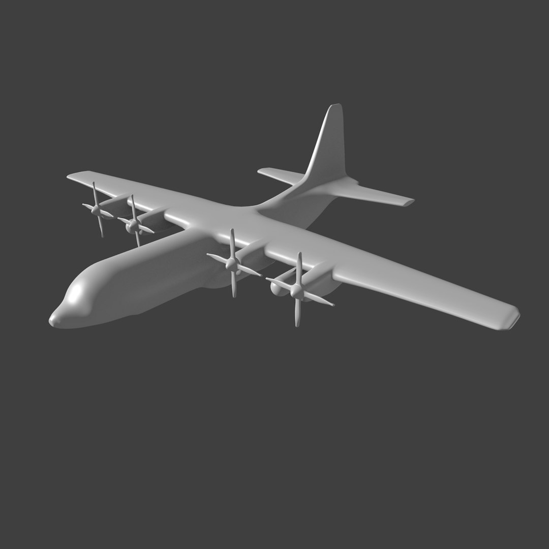 Cargo Plane 3d Model