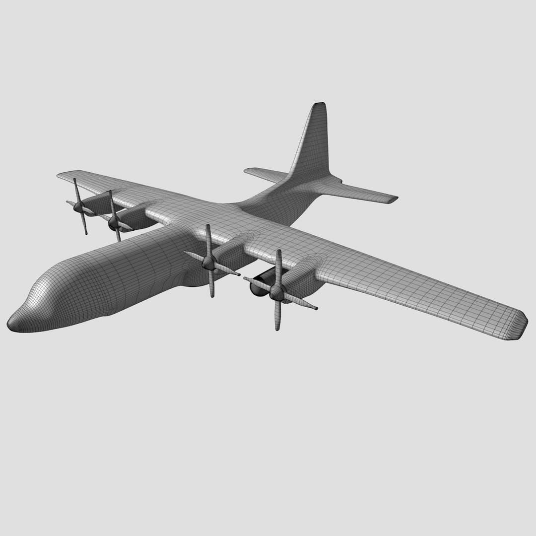 Cargo Plane 3d Model