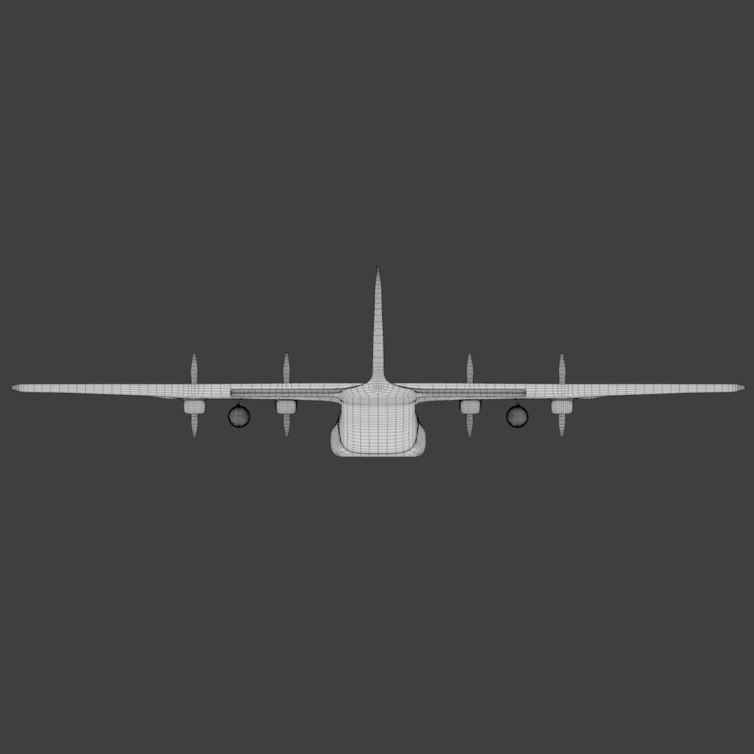 Cargo Plane 3d Model