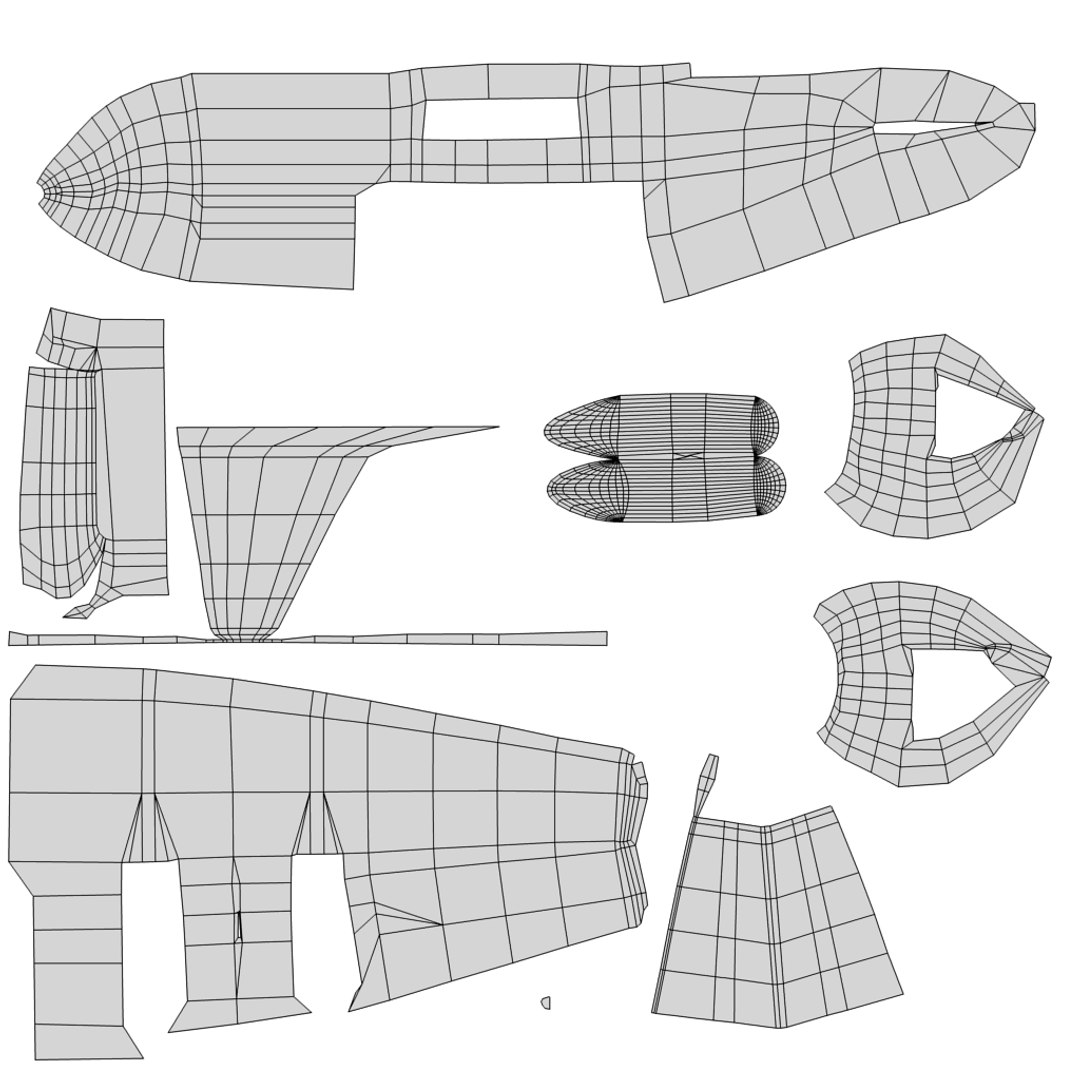 Cargo Plane 3d Model