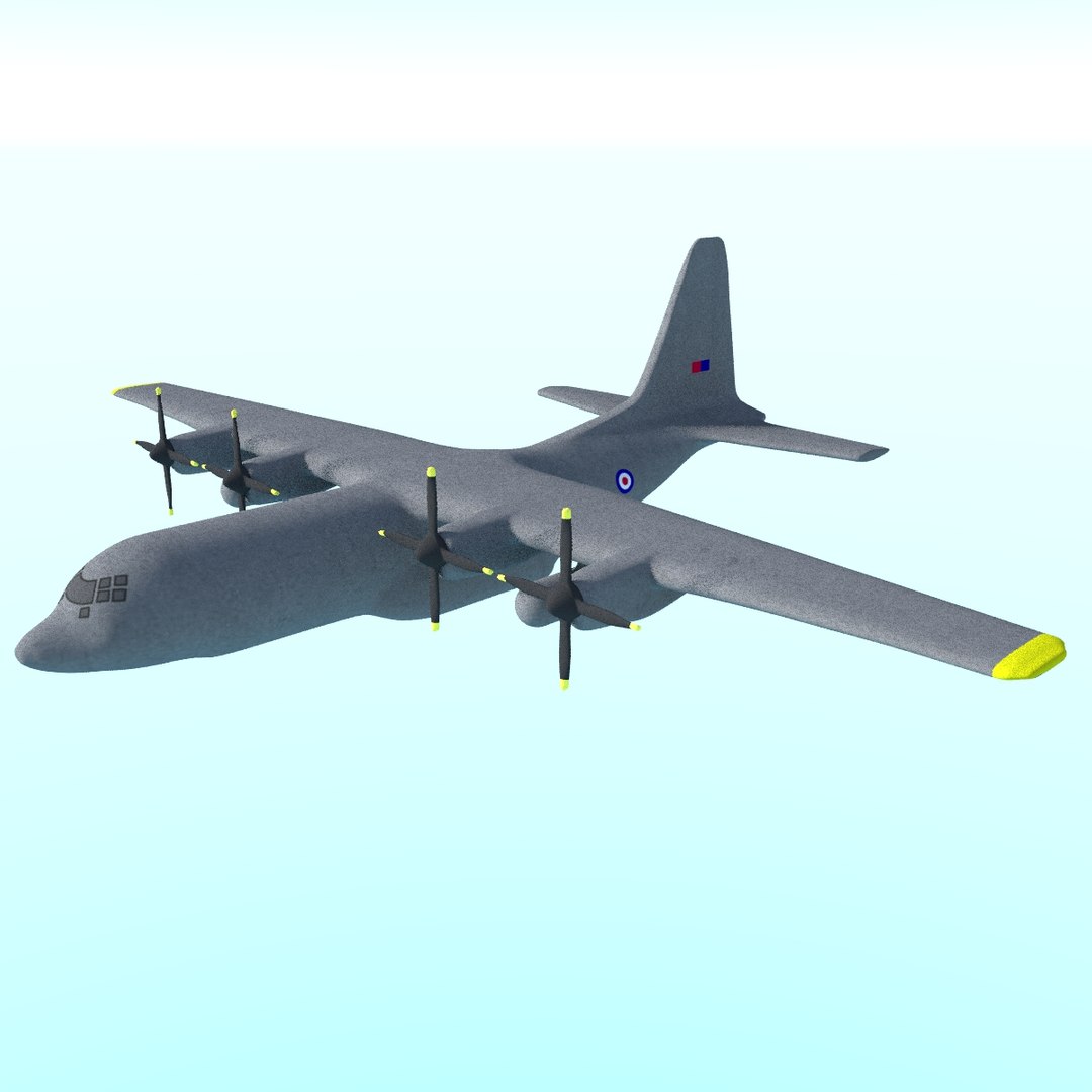 Cargo Plane 3d Model
