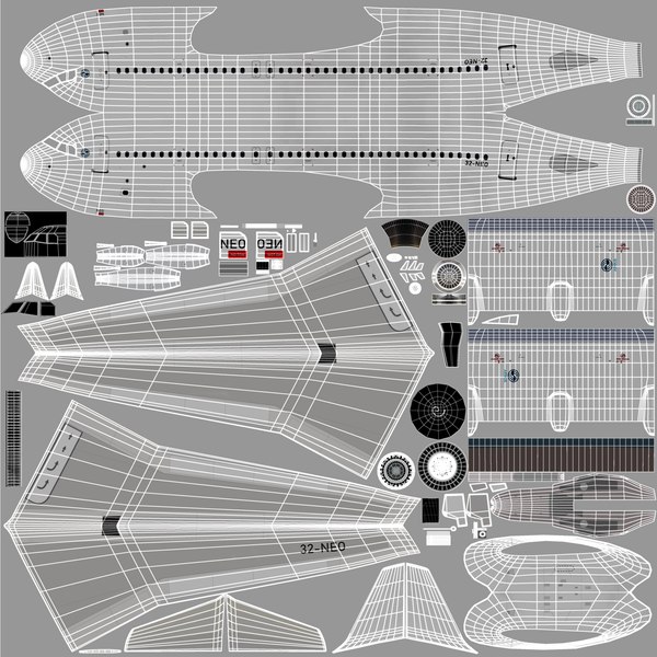 Airbus a320 neo 3D - TurboSquid 1423328
