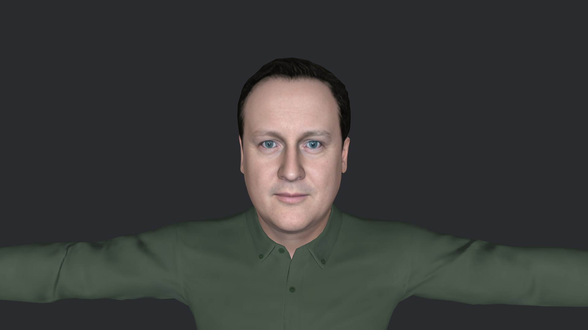 David Cameron Hyper Realistic Full Body Fully Rigged 3D Character 3D ...