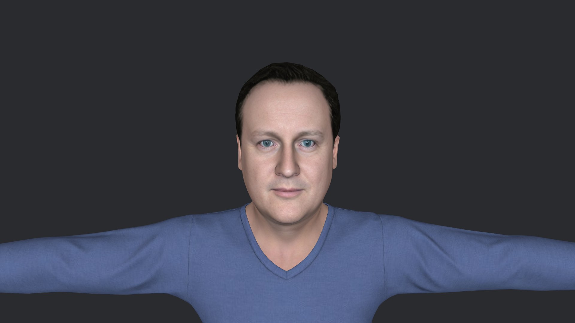 David Cameron Hyper Realistic Full Body Fully Rigged 3D Character 3D ...