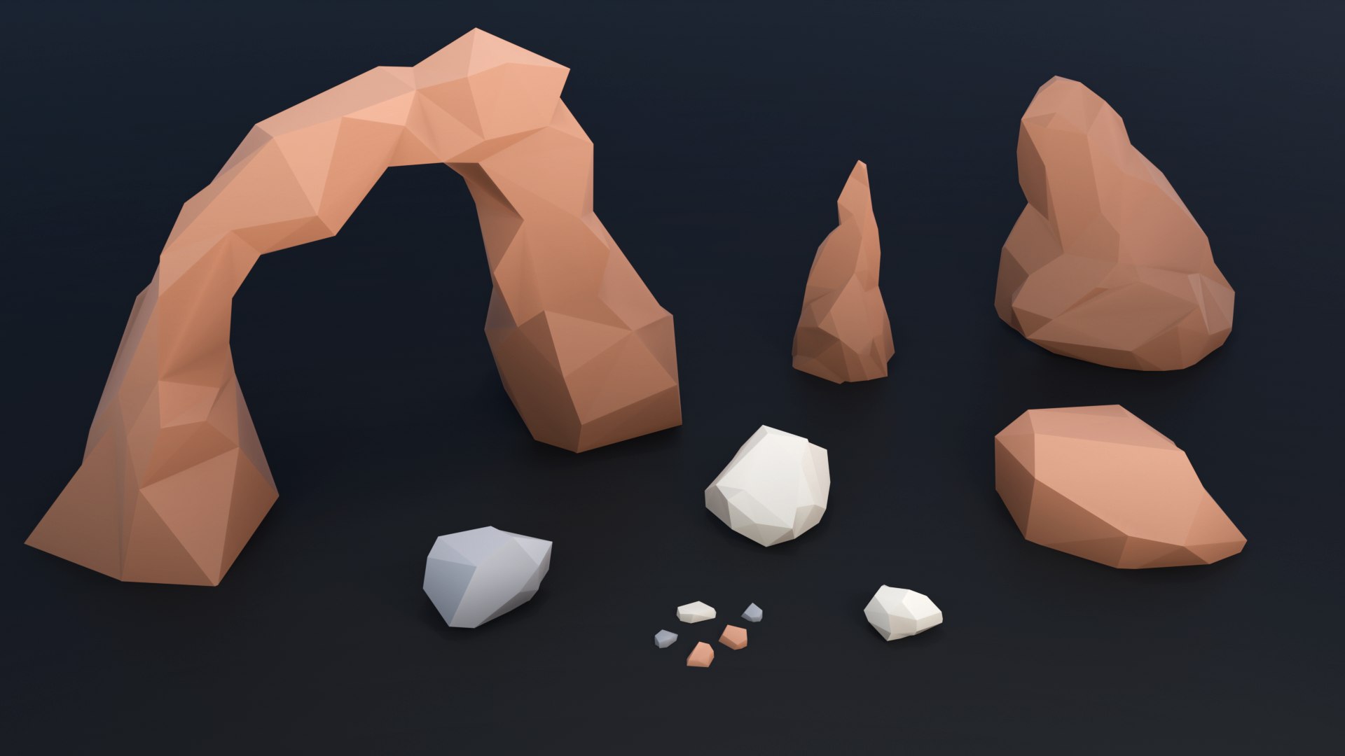 Survival Island - Low Poly 3D Asset Pack Model - TurboSquid 2397579