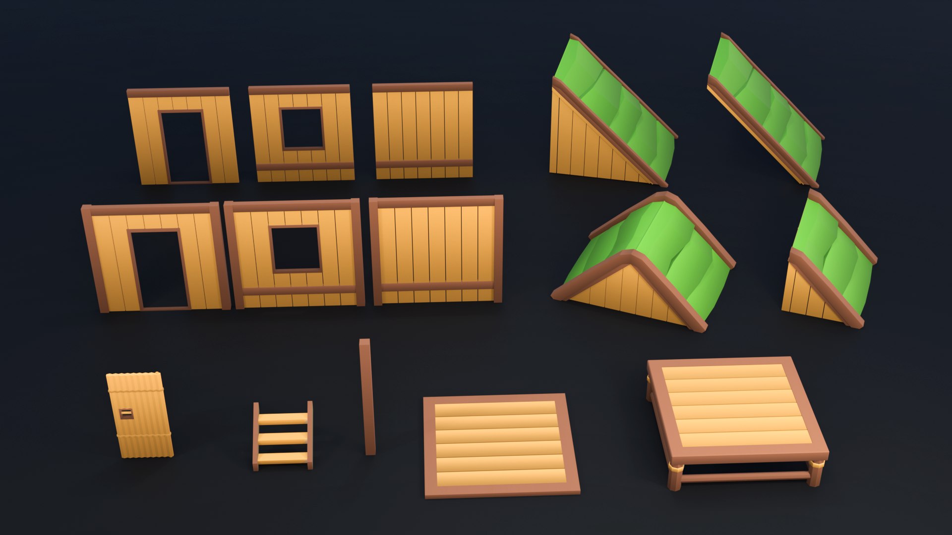 Survival Island - Low Poly 3D Asset Pack Model - TurboSquid 2397579