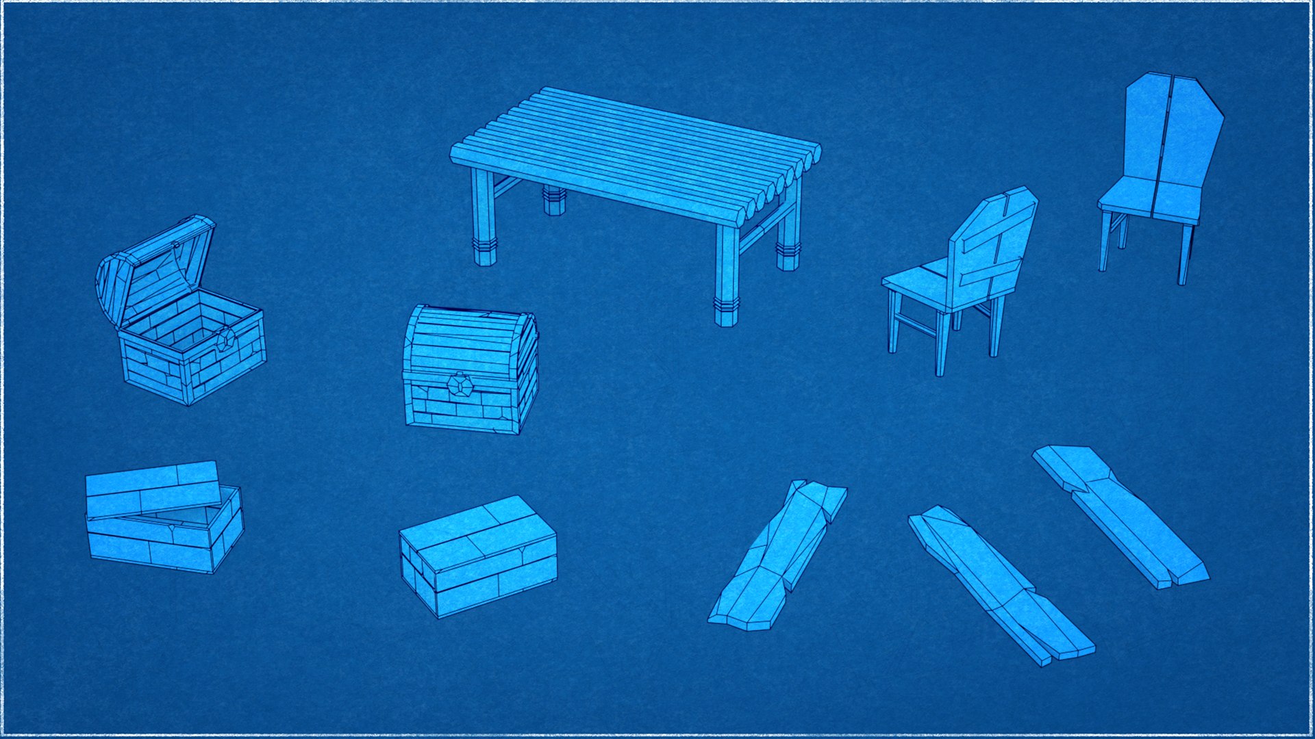 Survival Island - Low Poly 3D Asset Pack Model - TurboSquid 2397579