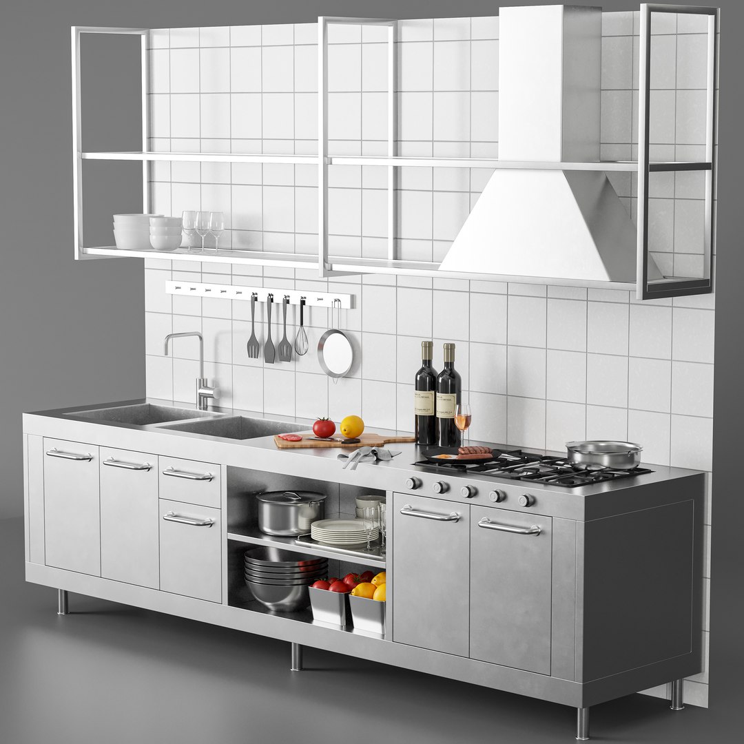 3D Restaurants Kitchen 2 - TurboSquid 2043011