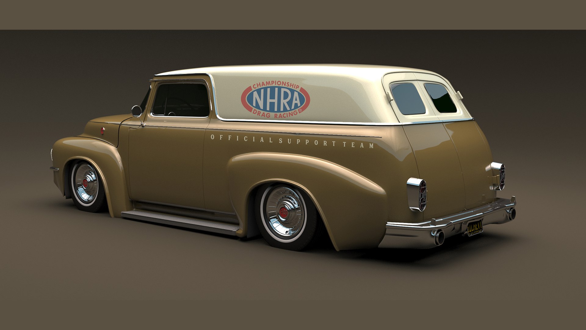 F-100 Custom Panel Van 3D Model - TurboSquid 2352778
