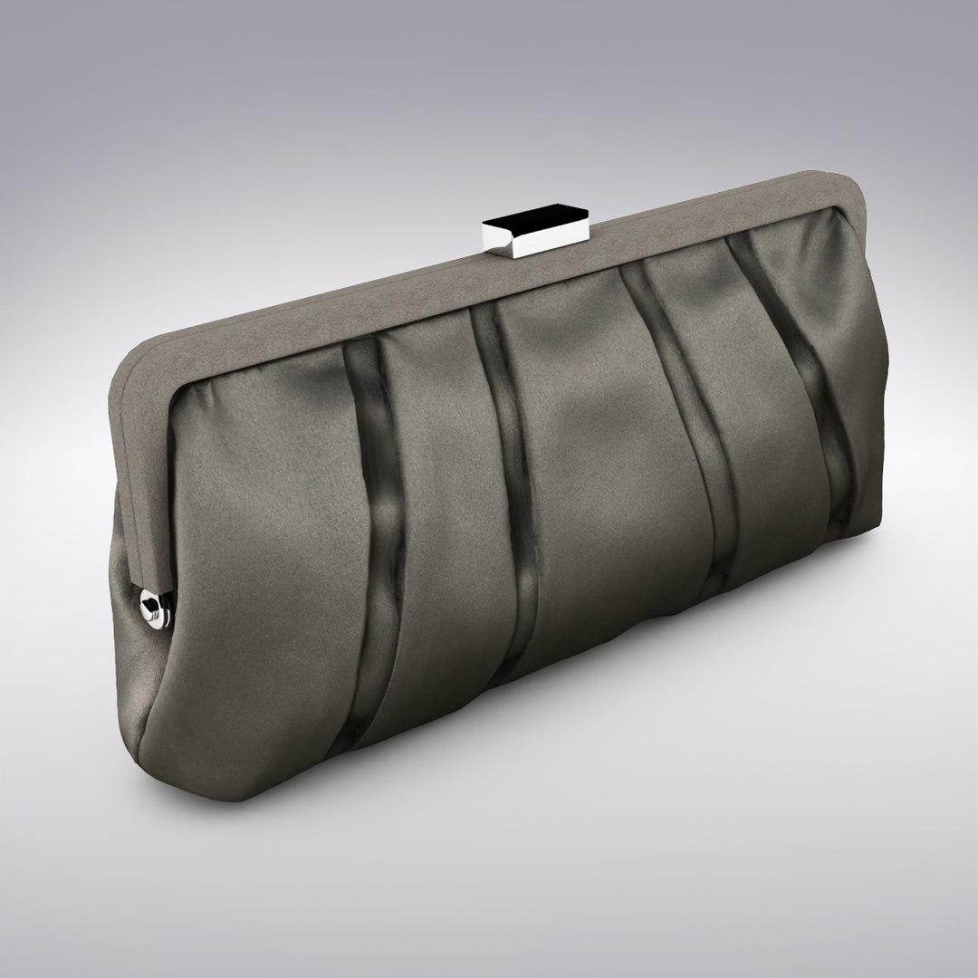 3d Max Luxury Classic Clutch Bag