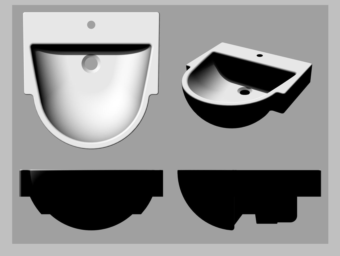 3D Basin Model - TurboSquid 1483534