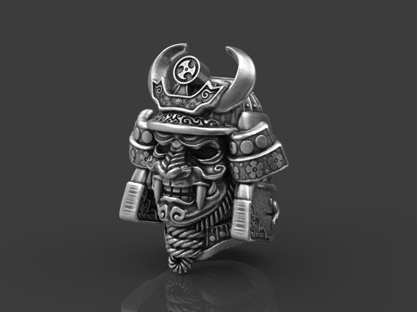3D Samurai Head Bead Model - TurboSquid 1981739