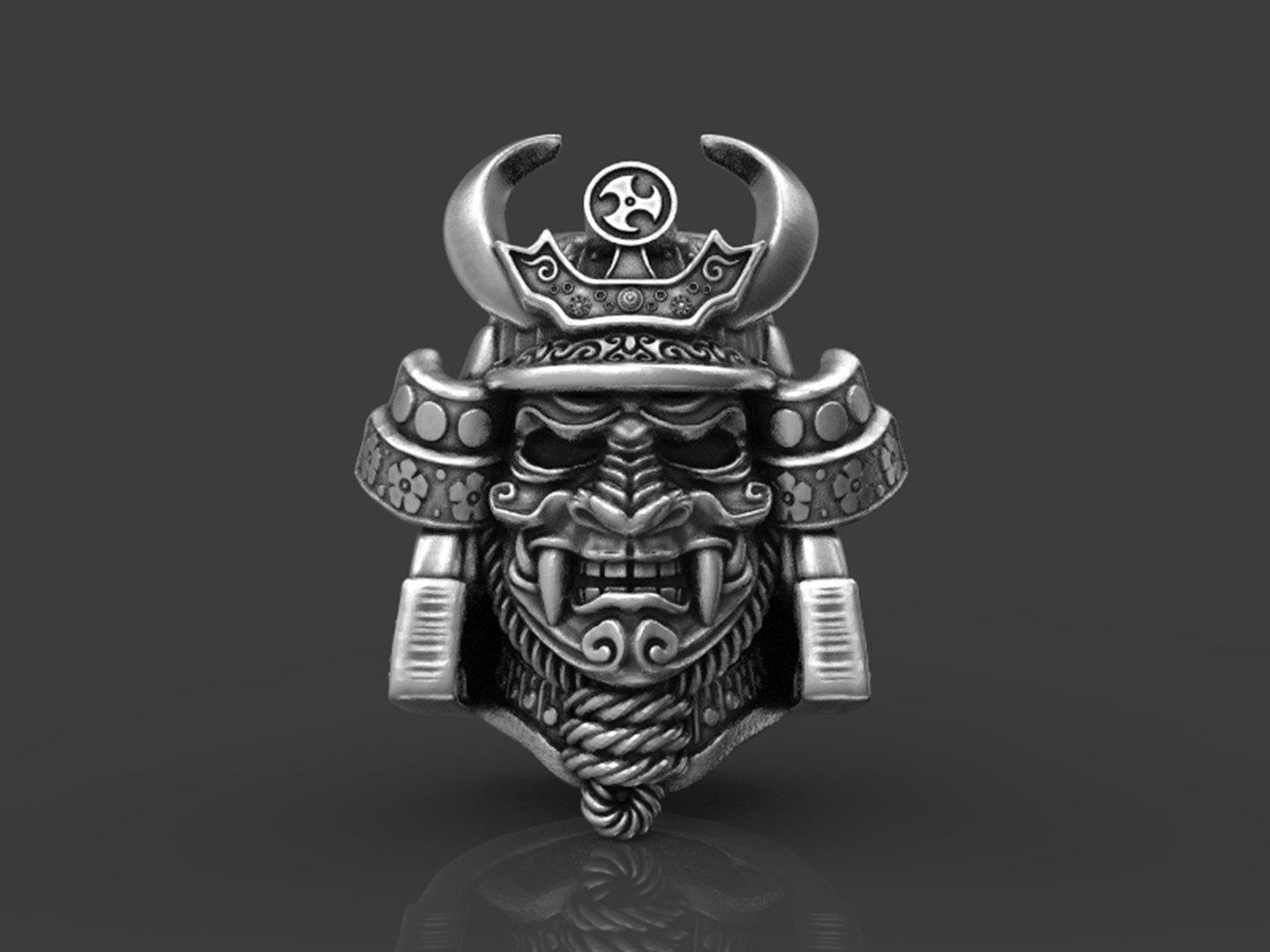 3D Samurai Head Bead Model - TurboSquid 1981739