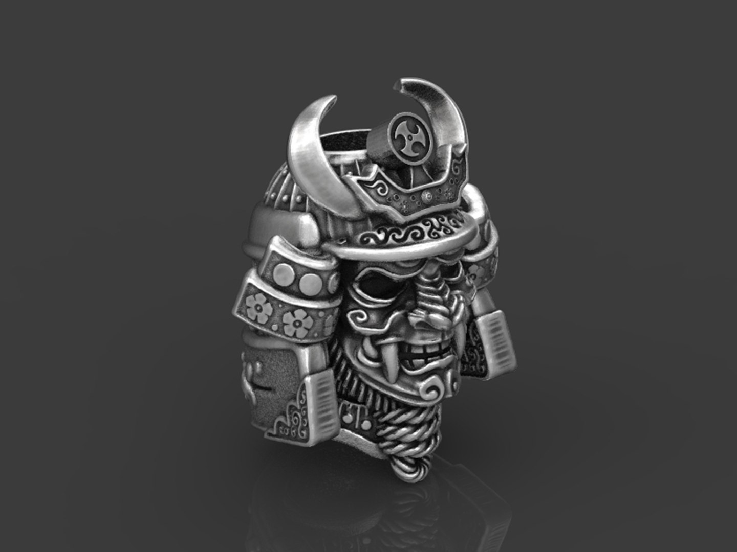 3D Samurai Head Bead Model - TurboSquid 1981739