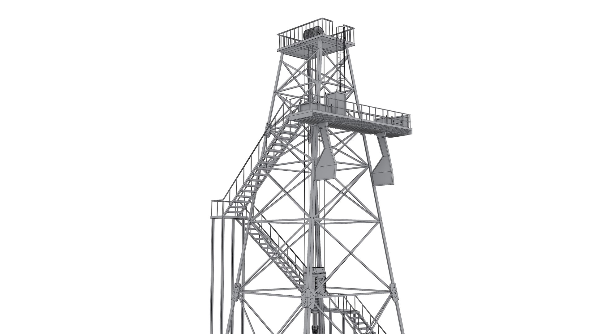 3D Drilling Rig Platform - TurboSquid 2206684