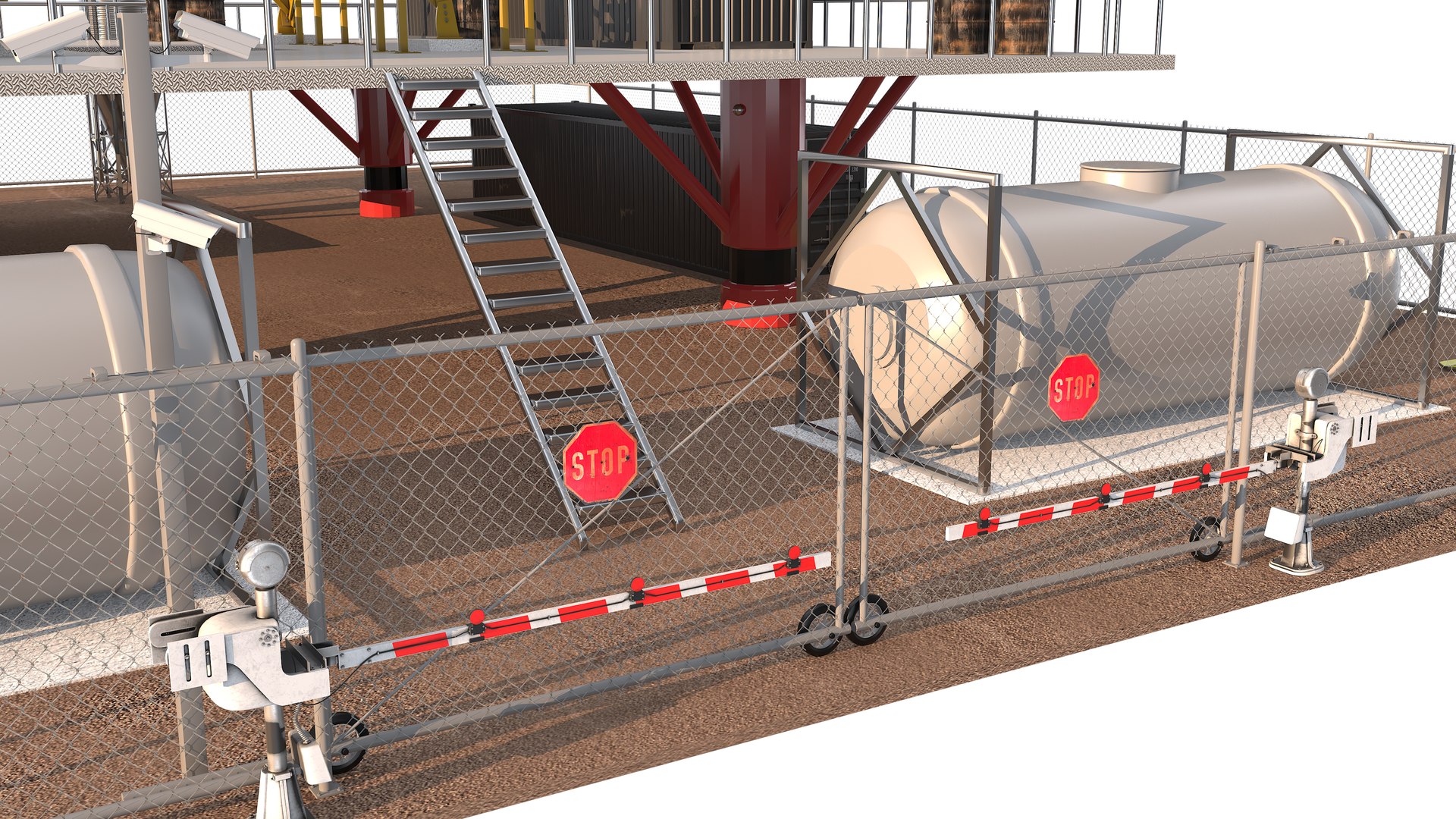 3D Drilling Rig Platform - TurboSquid 2206684