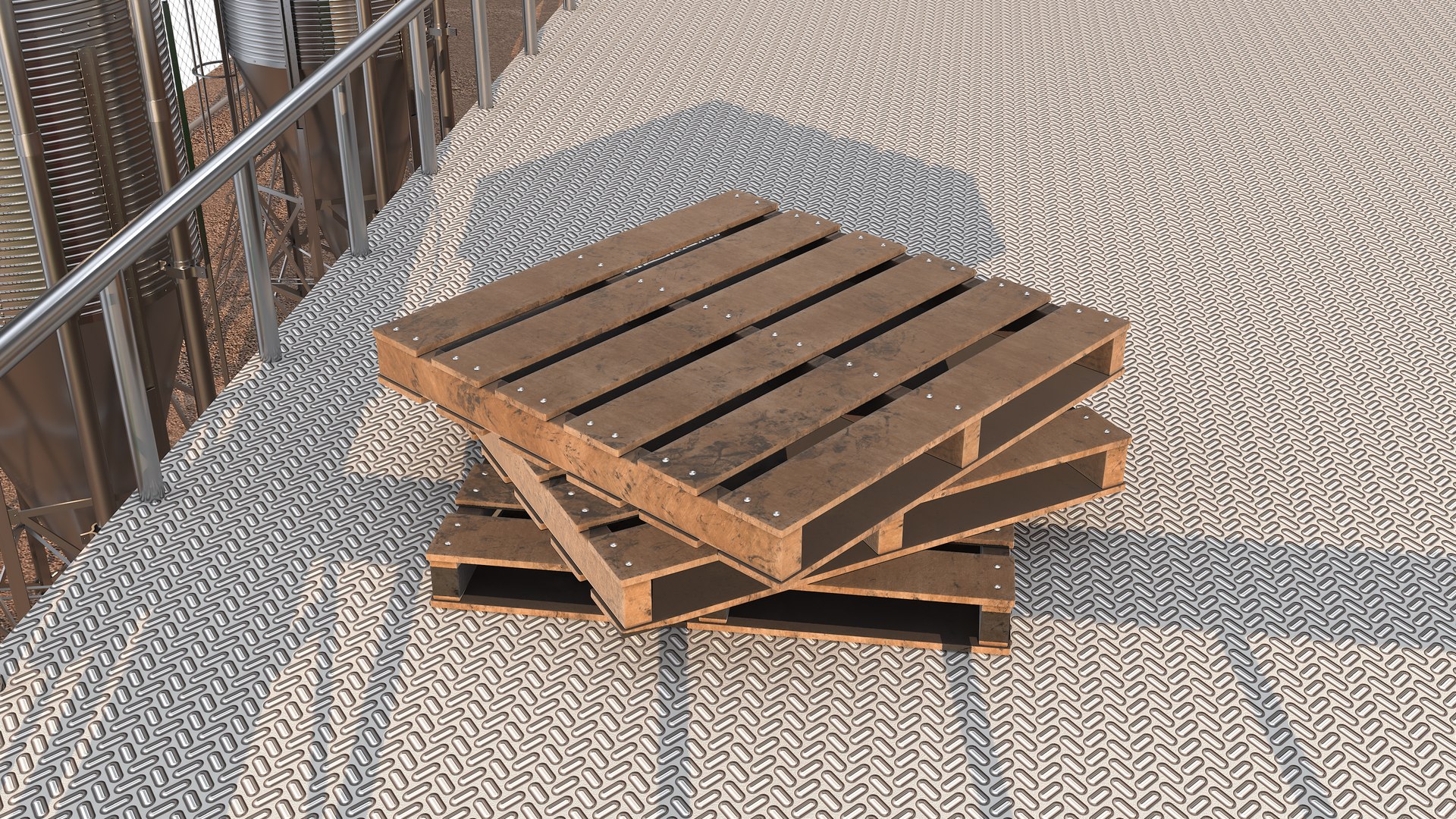 3D Drilling Rig Platform - TurboSquid 2206684