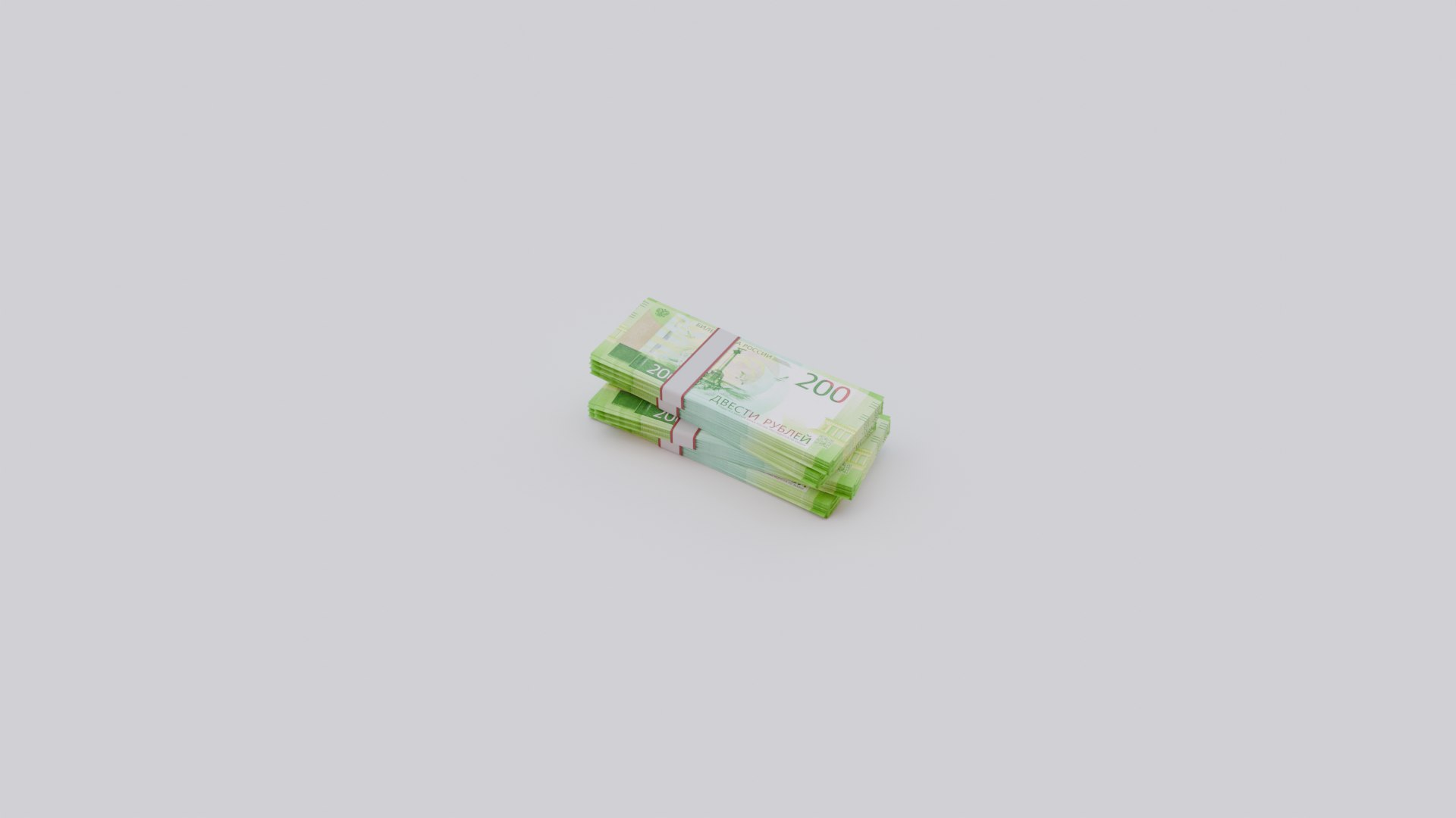 200 Russian Ruble RUB Currency 3D - TurboSquid 2380983