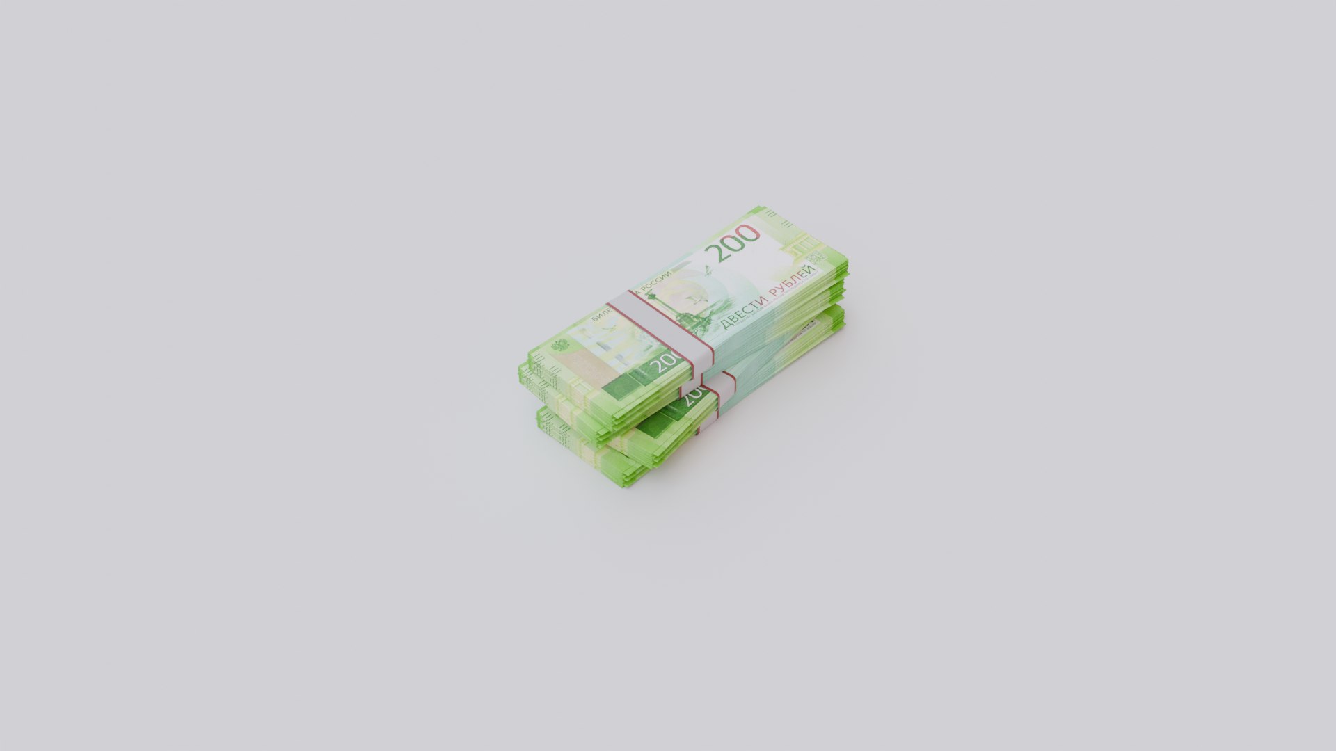 200 Russian Ruble RUB Currency 3D - TurboSquid 2380983