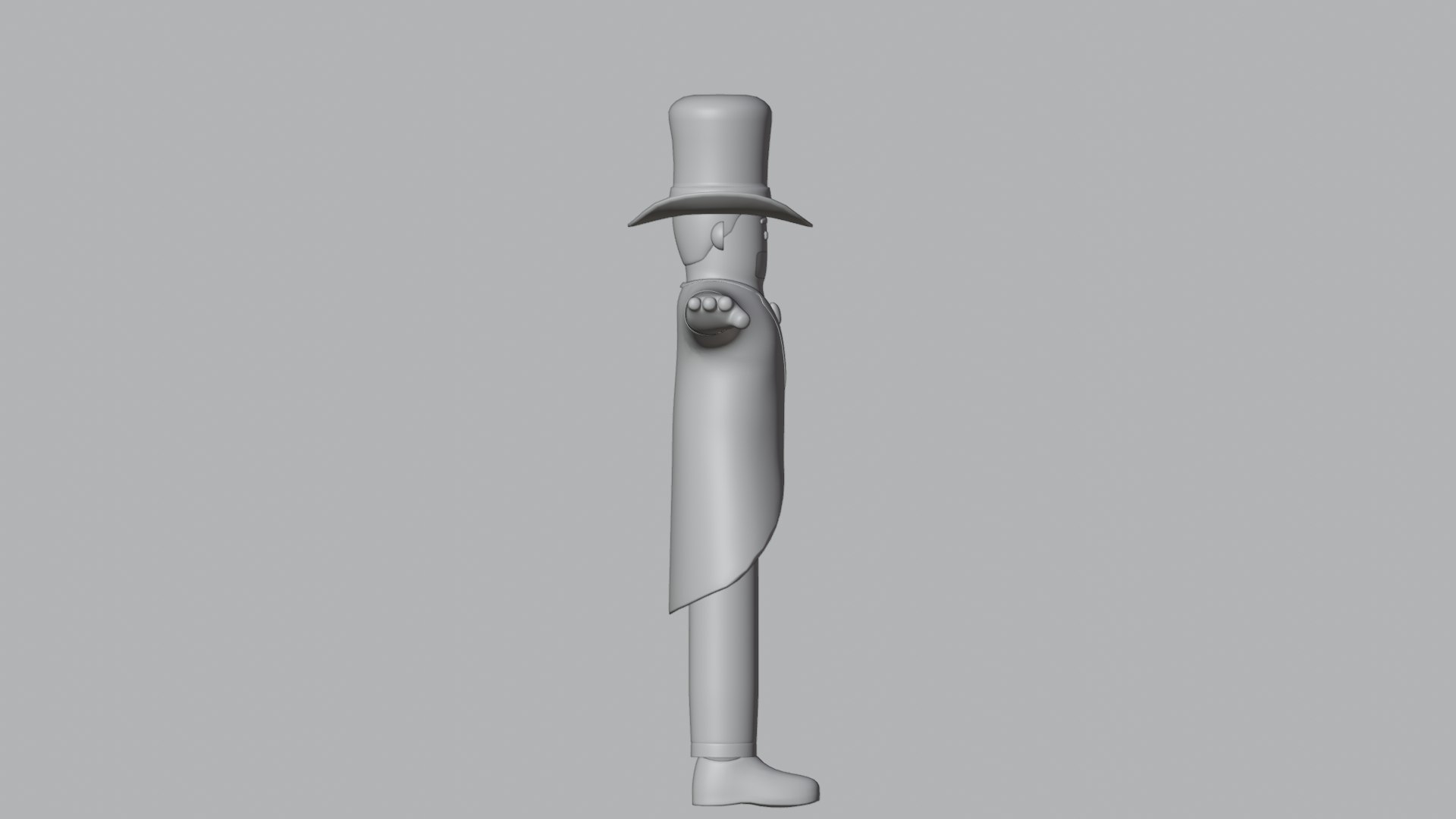 Minimal Magician Cartoon Character model - TurboSquid 2086975