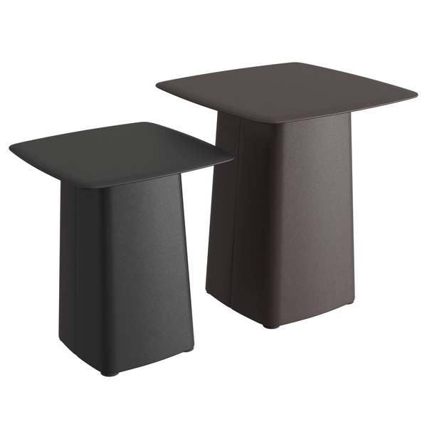 modelo 3d Leather Side Tables - TurboSquid 1941469