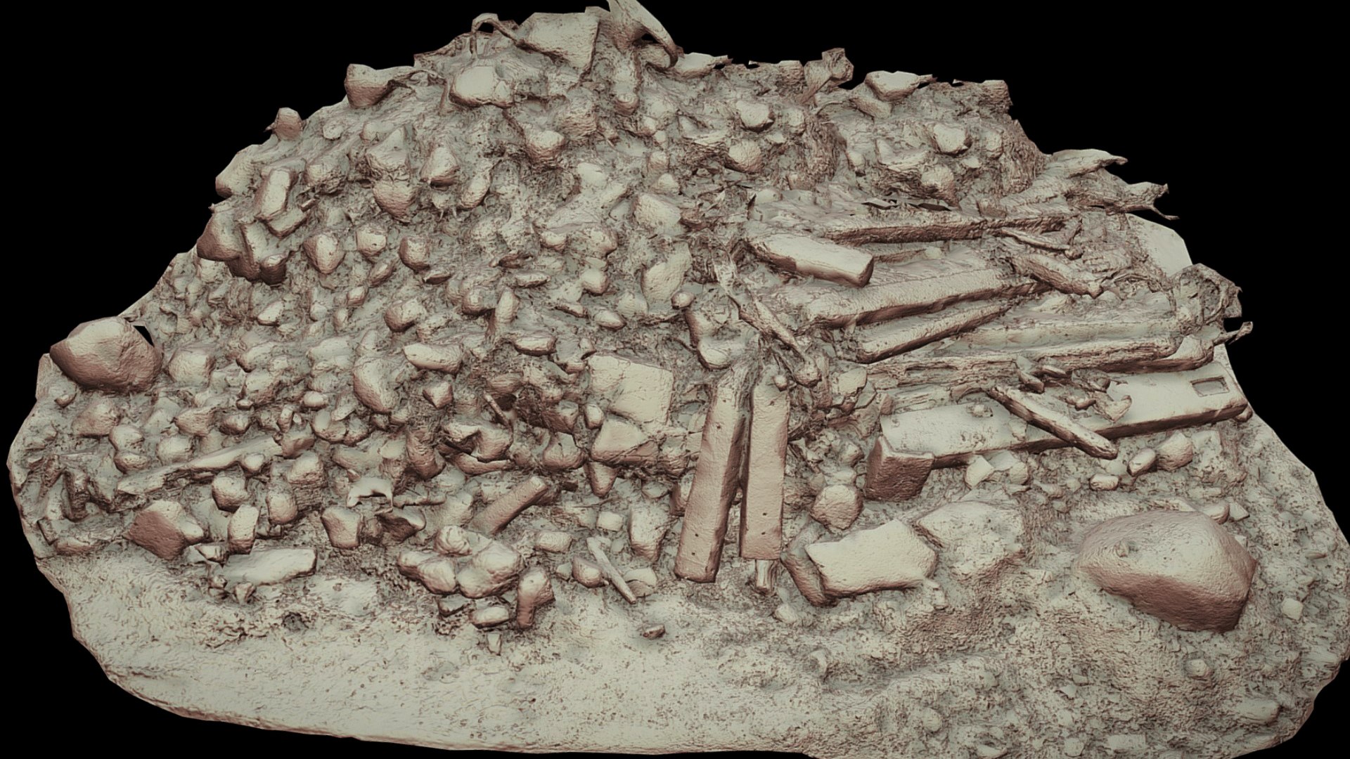 Construction-site Debris Ground Photogrammetry Part2 3D Model ...