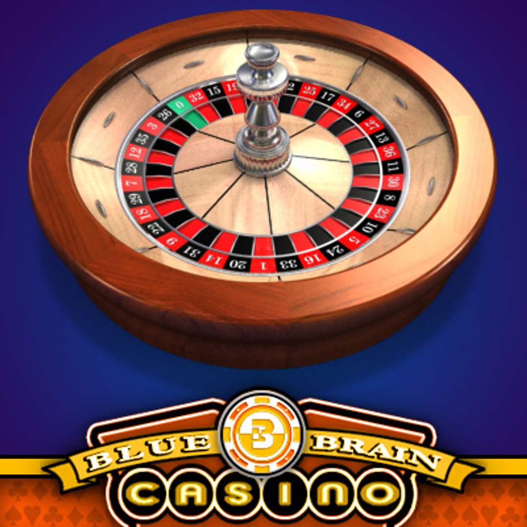 european roulette wheel - 3d model