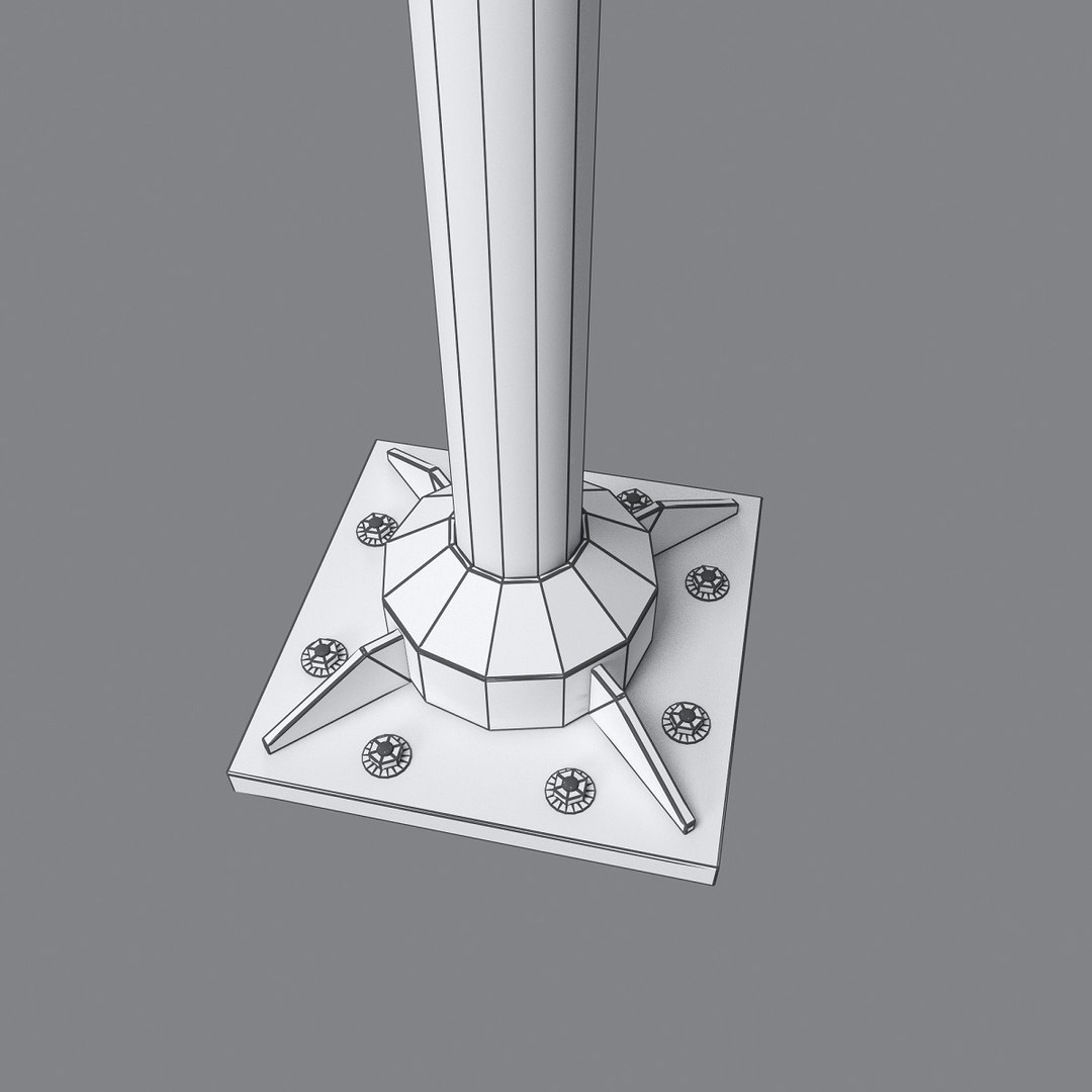 Stop Sign Arabic 3d Max