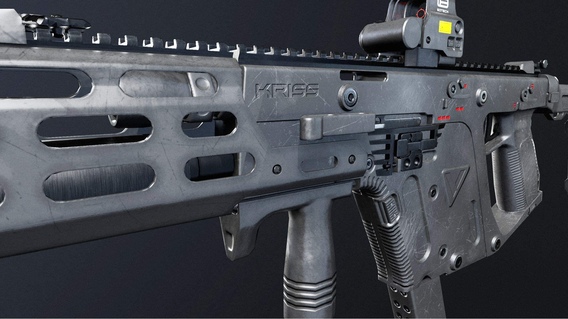 Submachine Gun 3D Model - TurboSquid 1678394