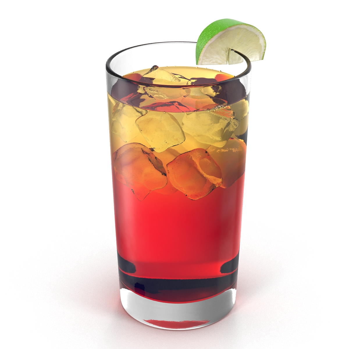 3d model glass punch lime