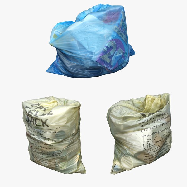 modelo 3d Garbage Bag Collection 08 - TurboSquid 2037008