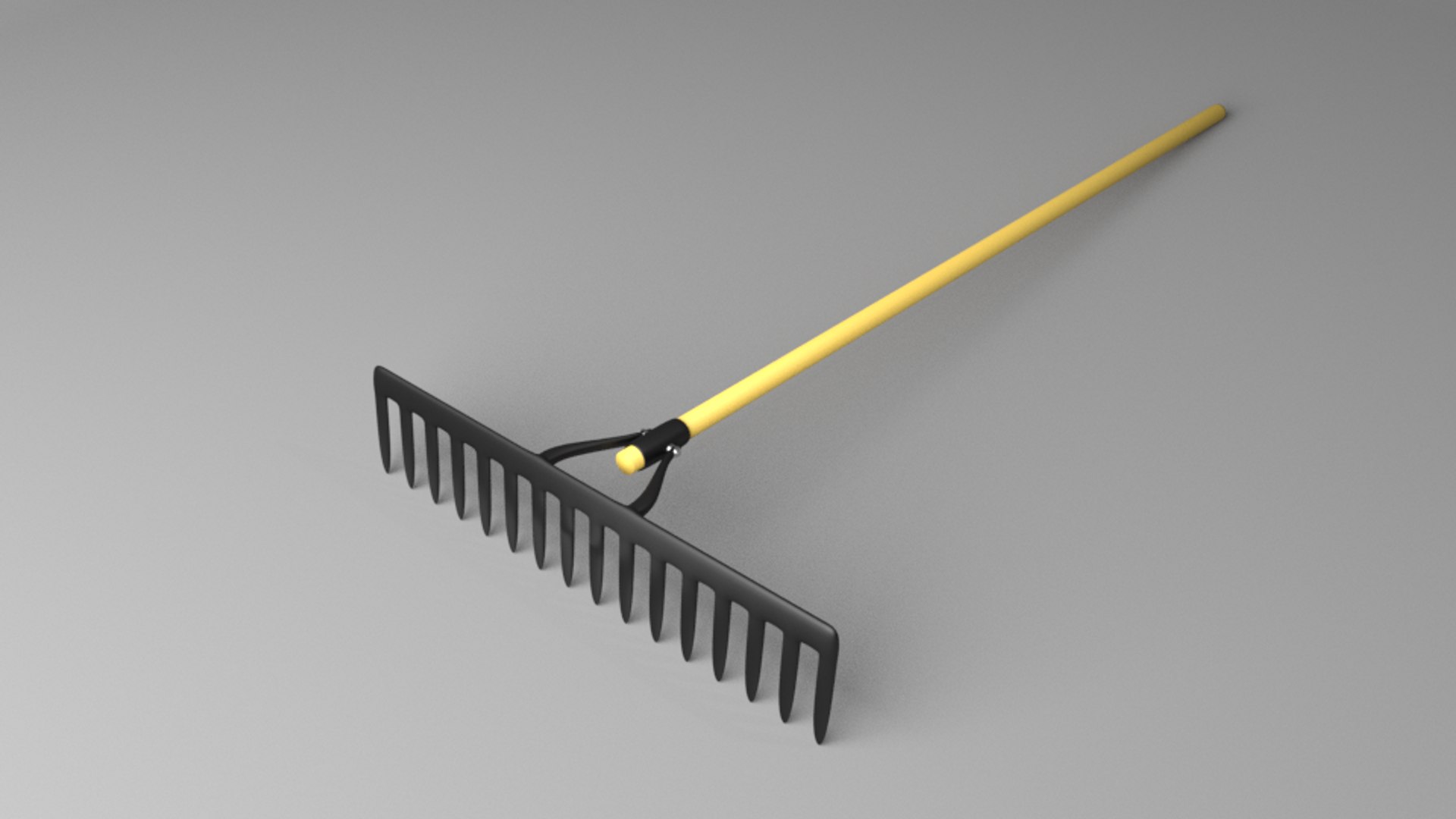 Garden Tool - Rake 3D Model - TurboSquid 1576903