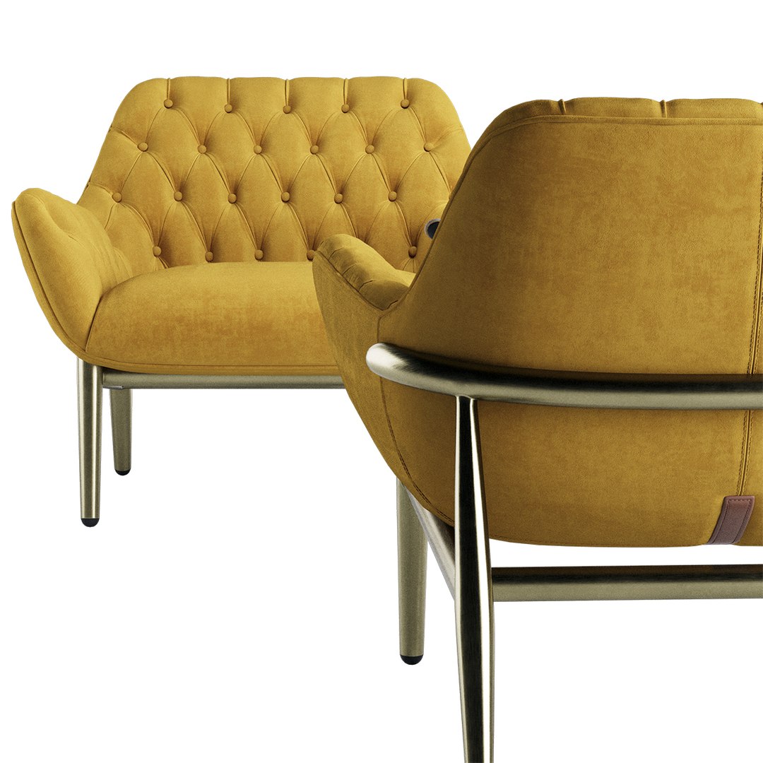 Armchair Jade Chair 3D Model - TurboSquid 1655805