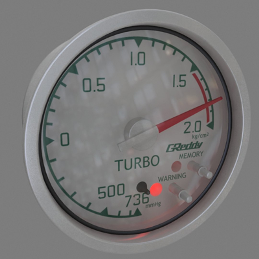 Boost Gauge 3d Model