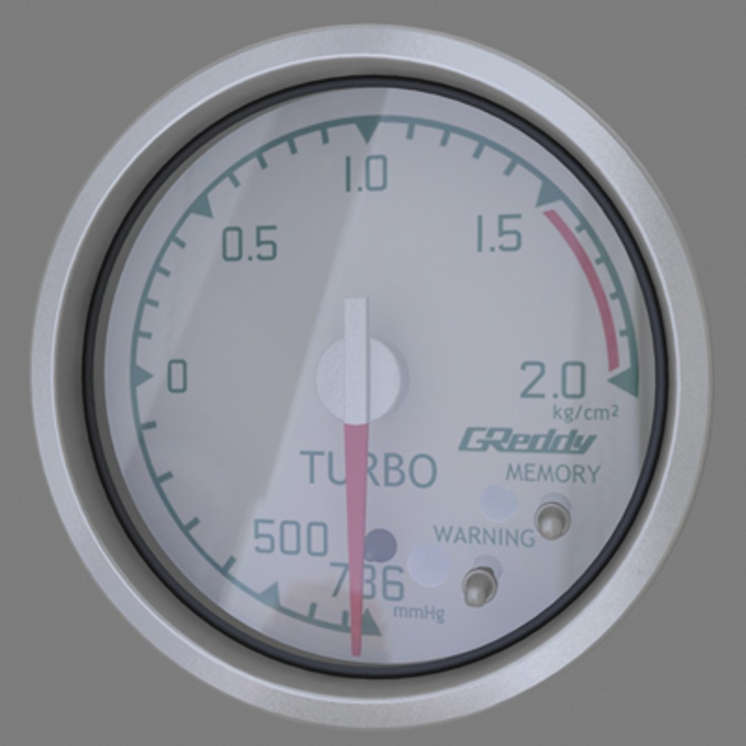 Boost Gauge 3d Model