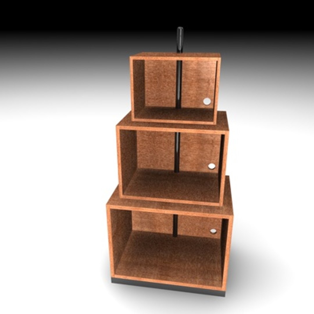 Turning Shelf 3d Model