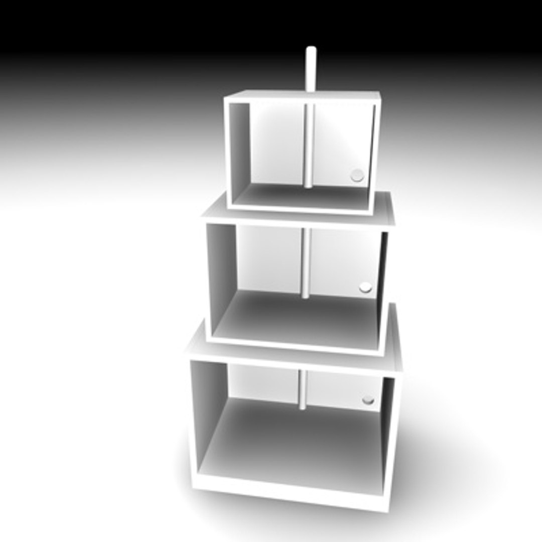 Turning Shelf 3d Model