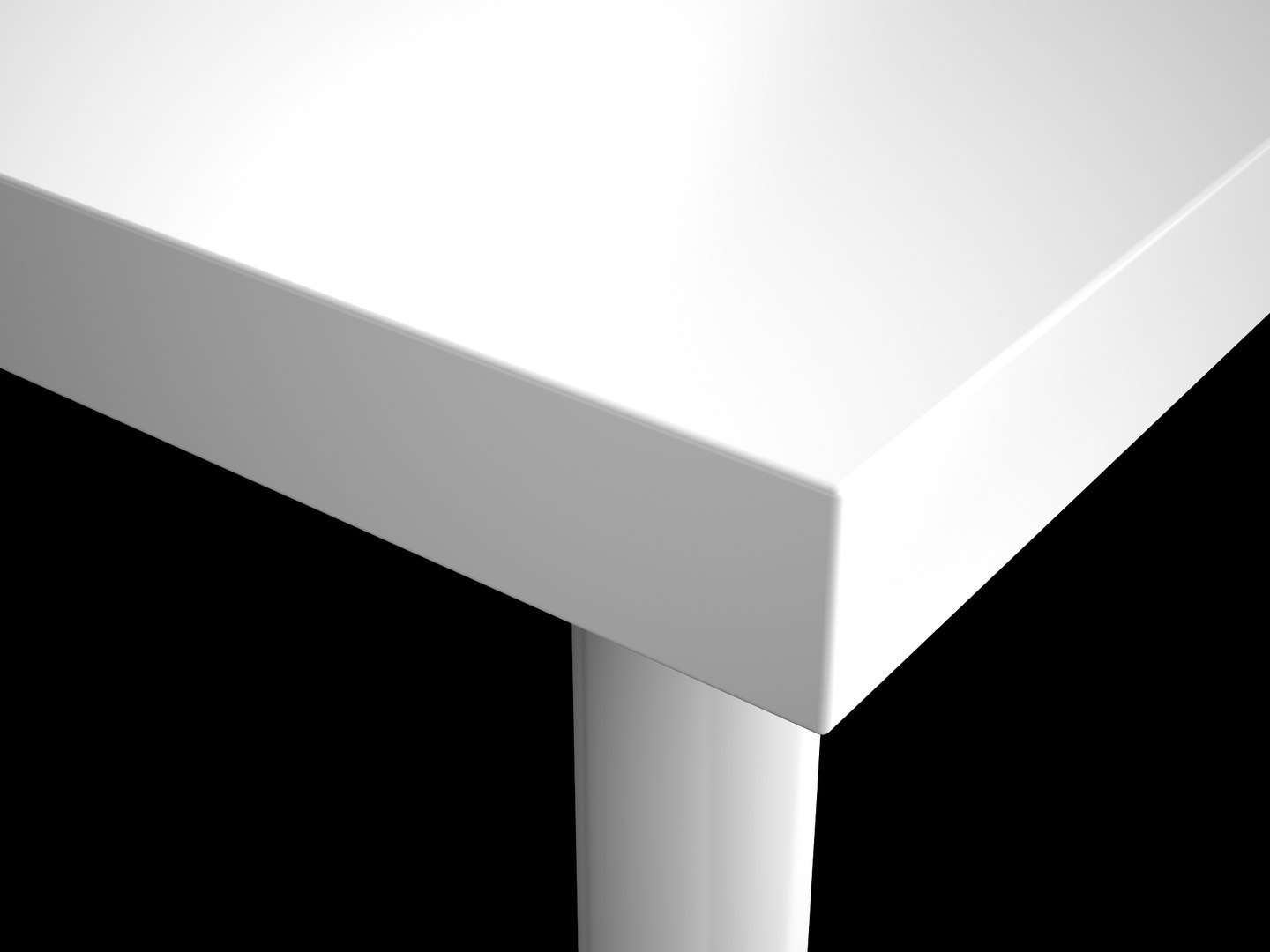 Ikea Linnmon Table 3D - TurboSquid 1681423