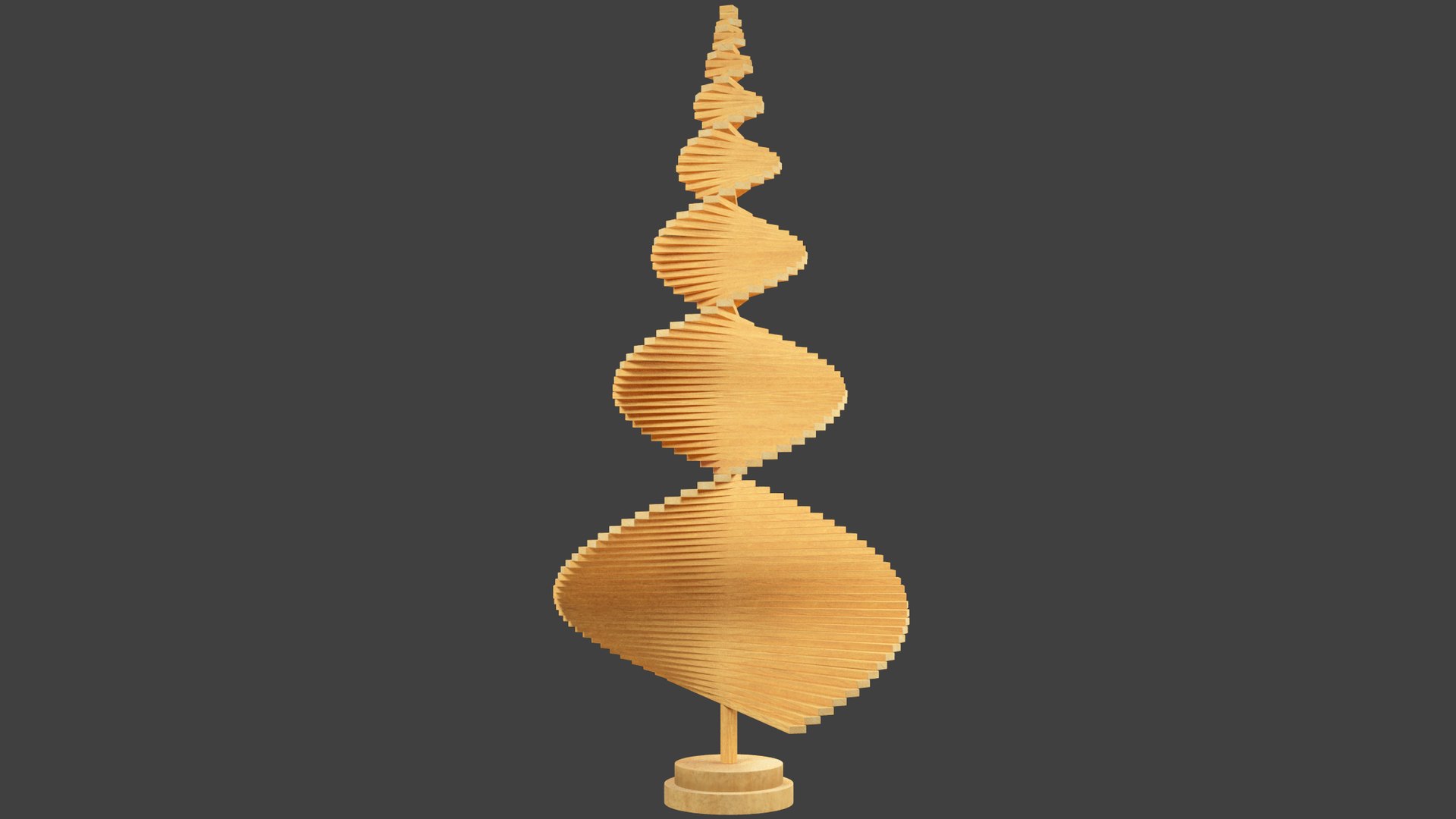 3D Wooden Christmas Trees Collection V1 model - TurboSquid 1974823