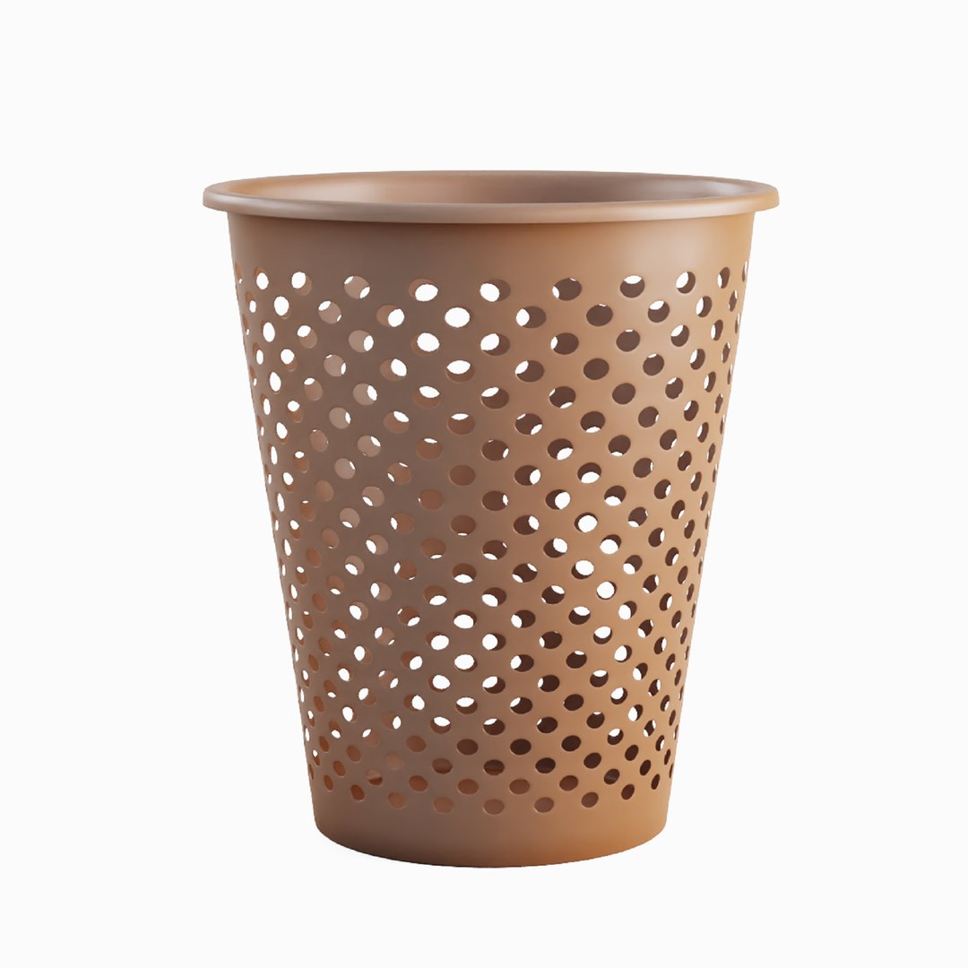 Plastic Trash Bin 04 Model - TurboSquid 2327471