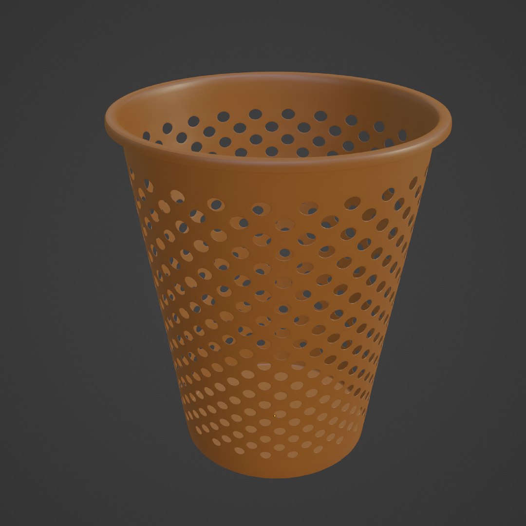 Plastic Trash Bin 04 Model - TurboSquid 2327471