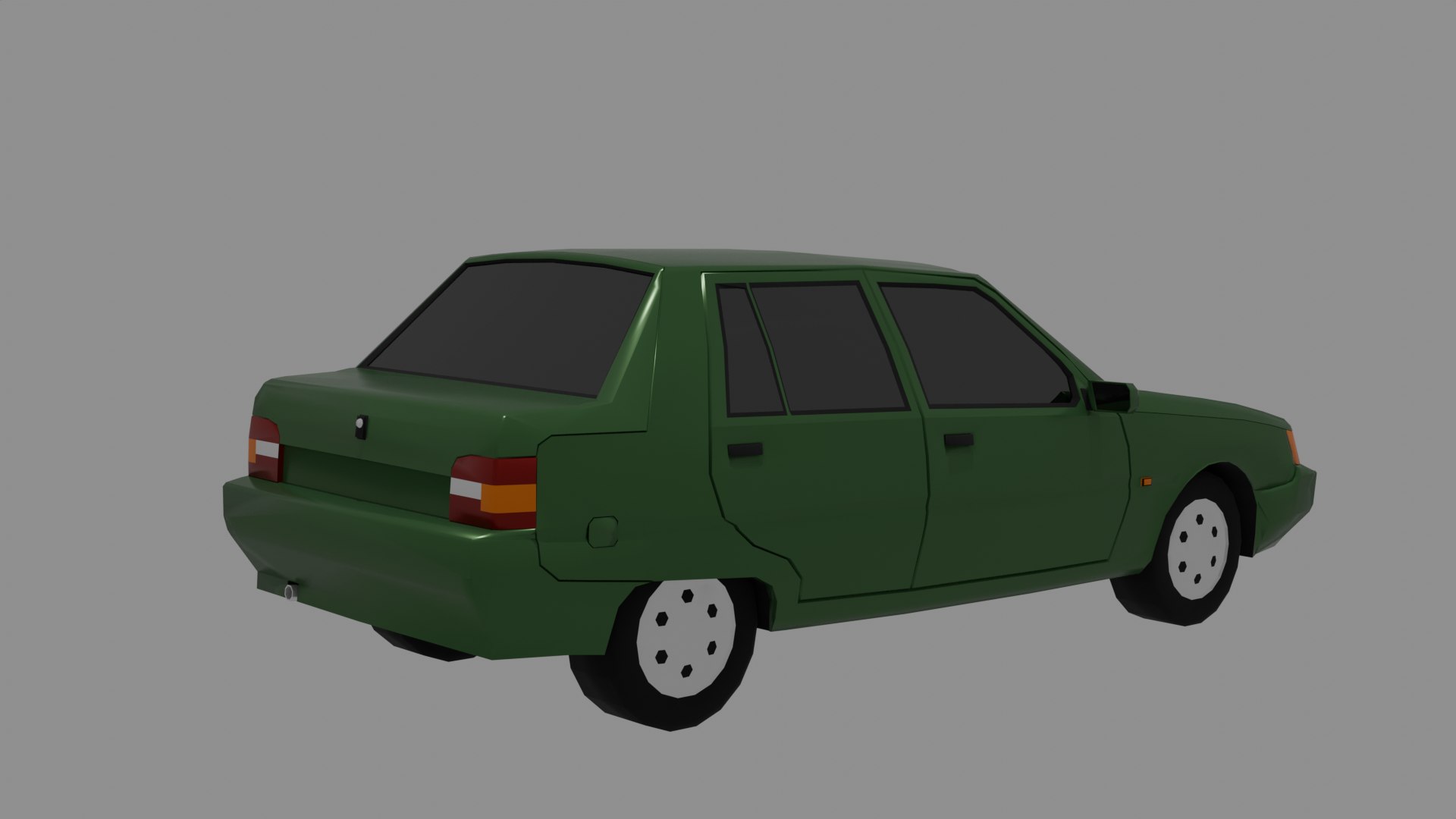 Free 3D Ukrainian Car ZAZ 1103 Slavuta 1999 Free Low-poly 3D Model ...