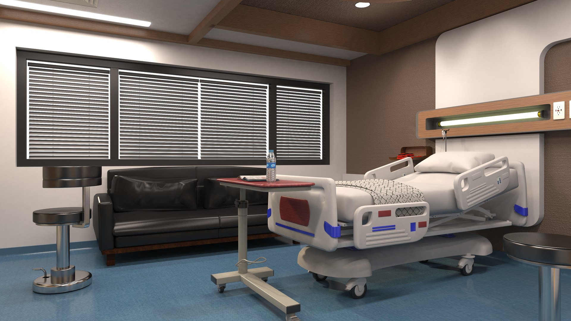 3D Hospital Room - TurboSquid 2230682