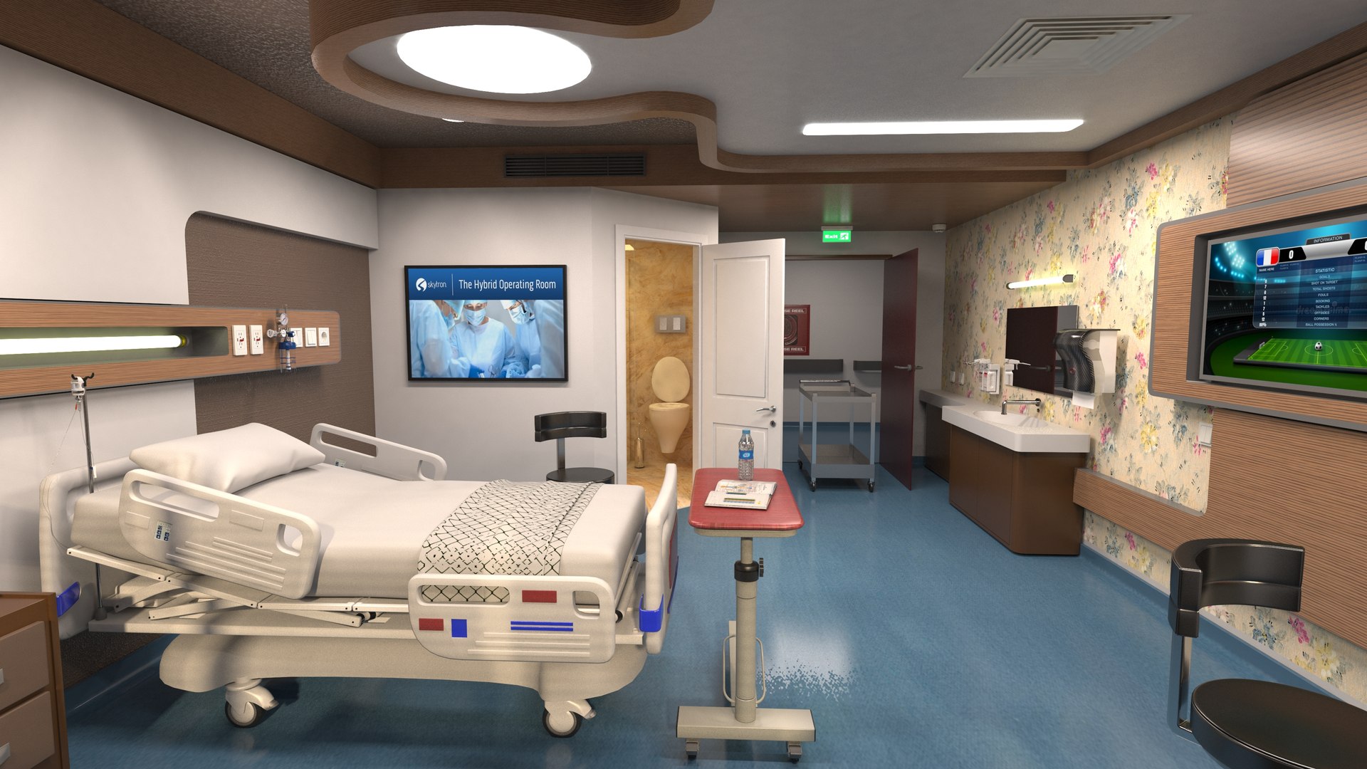 3D Hospital Room - TurboSquid 2230682