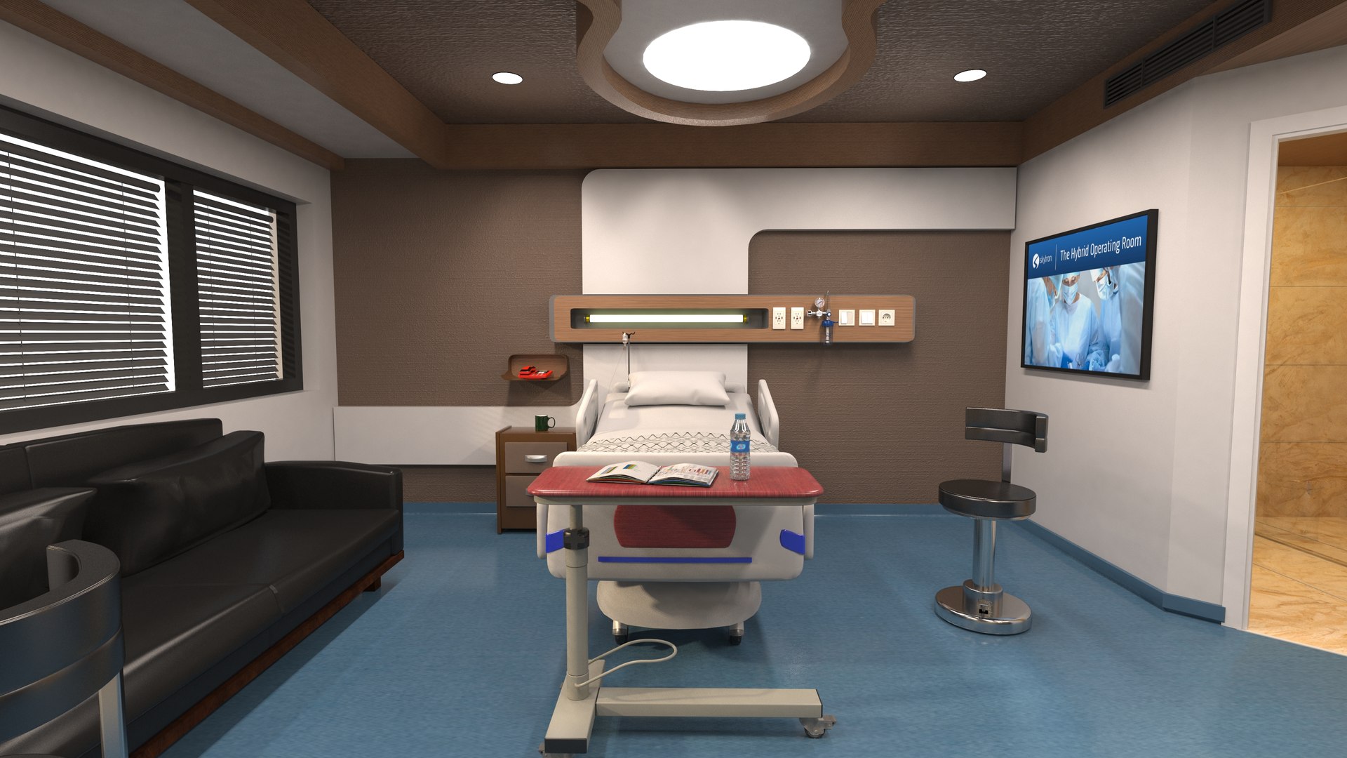 3D Hospital Room - TurboSquid 2230682