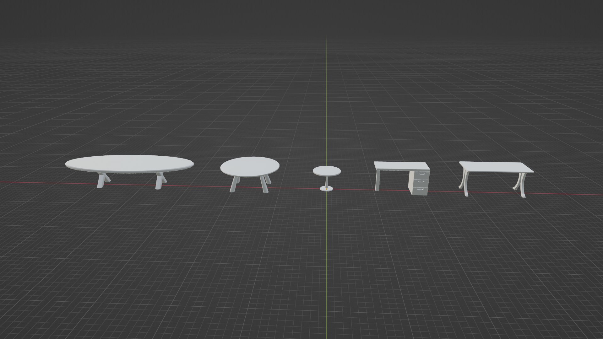 3D Table Collection Model - TurboSquid 2340535