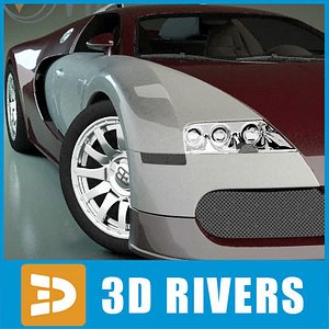 Animated Bugatti 3D Models For Download | TurboSquid